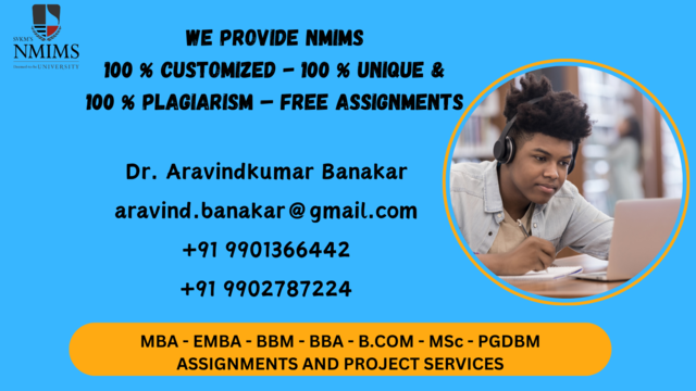 NMIMS MSC Assignments I NMIMS 4th Sem Projects - Management Course In ... NMIMS MSC Assignments I NMIMS 4th Sem Projects - Management Course In ...
